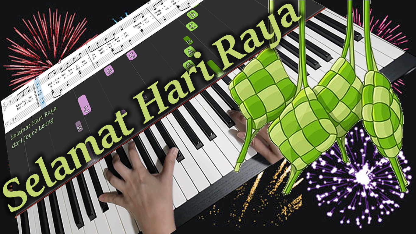 Piano Cover Lagu Selamat Hari Raya (versi Saloma) – Joyce Music
